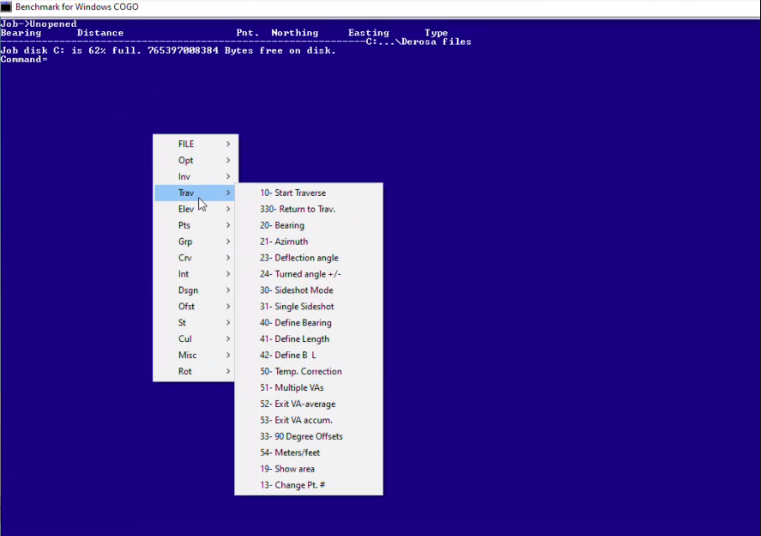 Benchmark Survey Software - COGO Plain & Simple